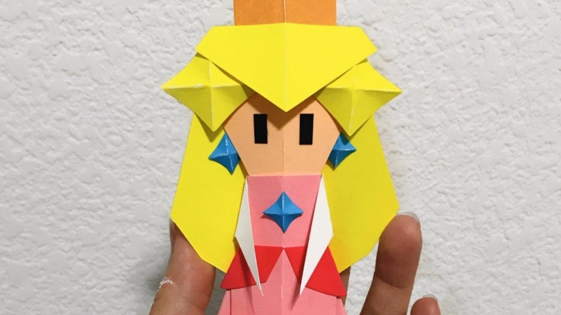 Aleatório: Fã recria Origami Peach de Paper Mario: The Origami King ...