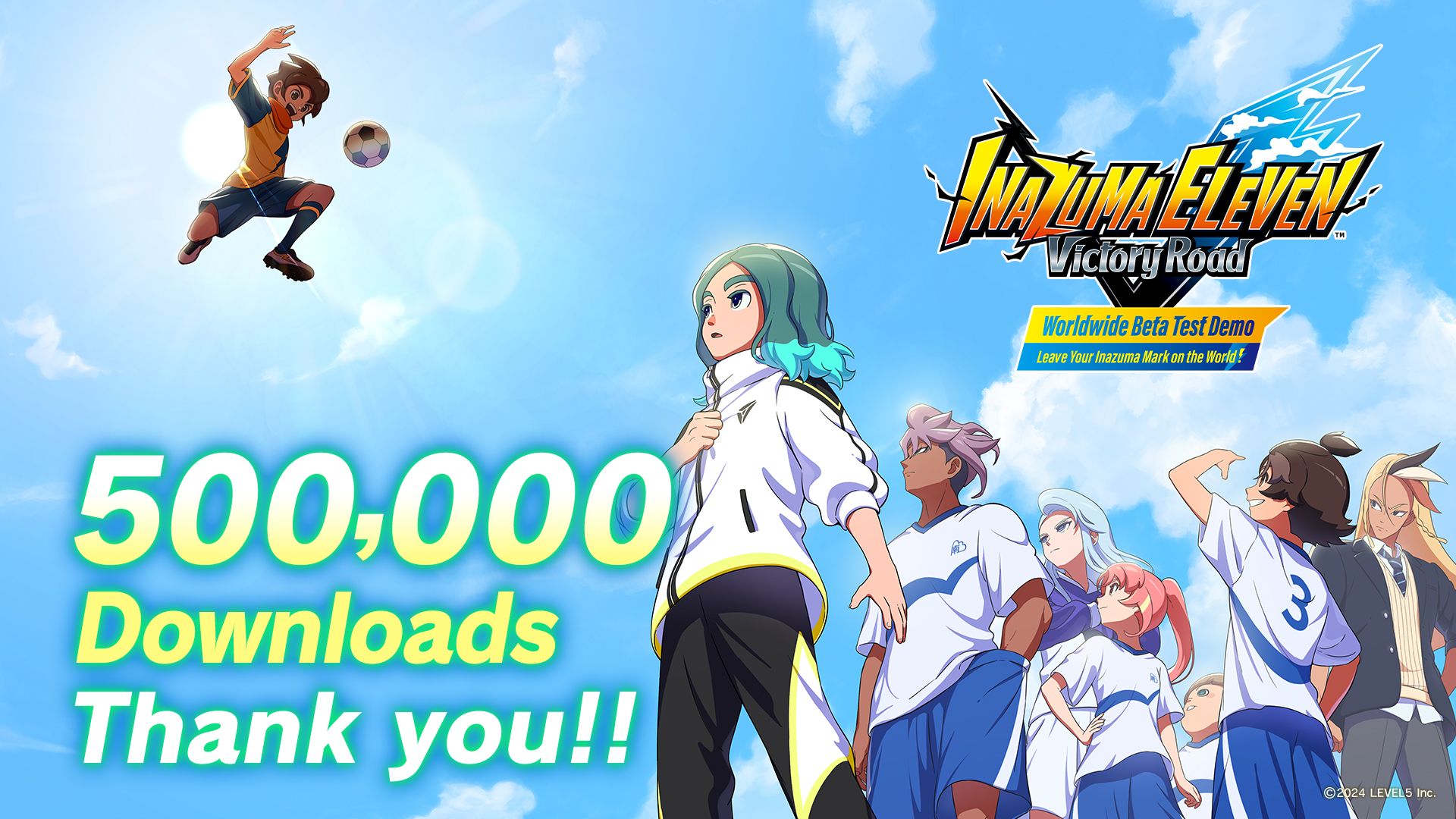 LEVEL-5 celebra a marca de 500,000 downloads do teste beta global de ...