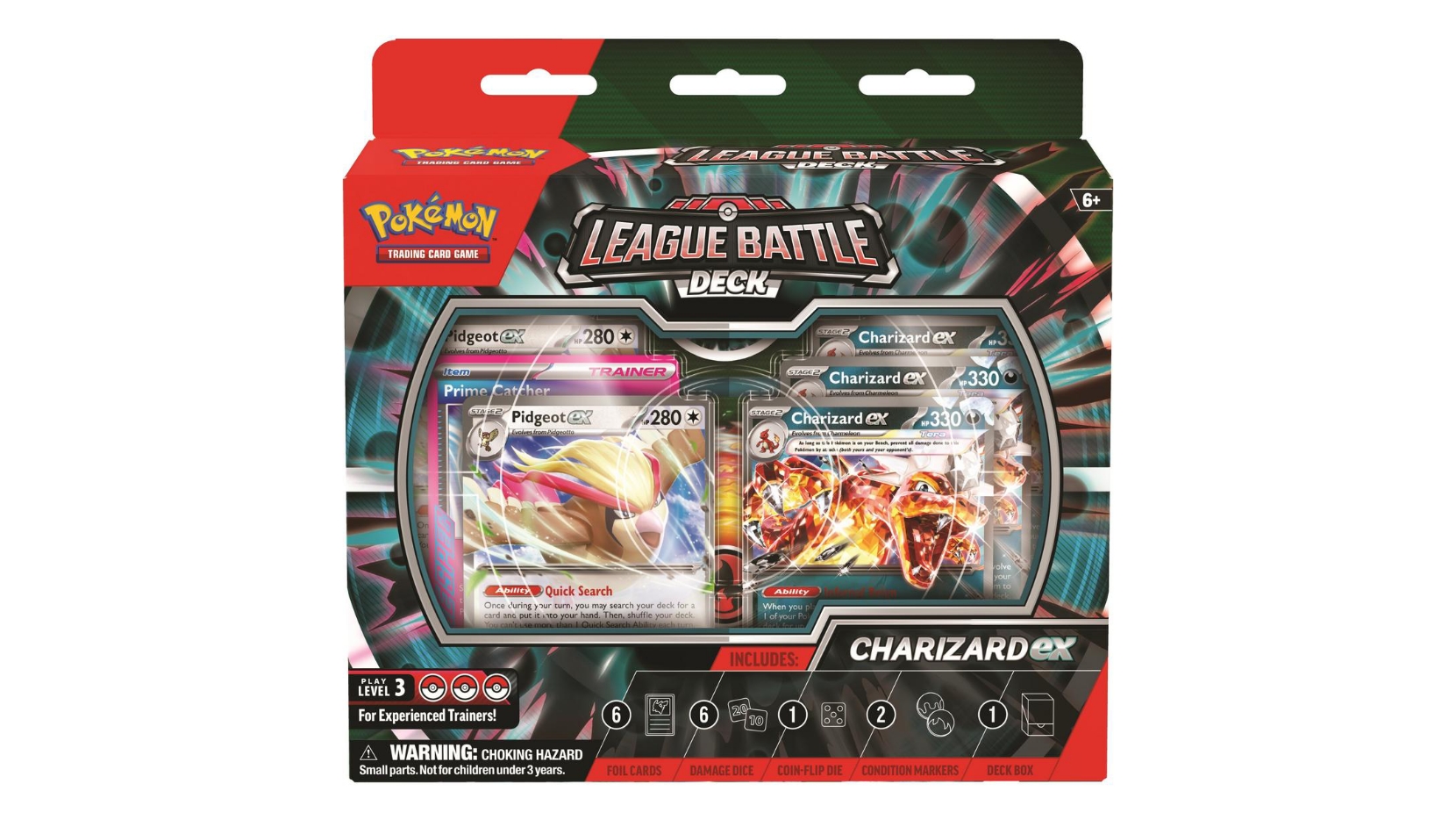 Novos Produtos Tcg Deck Batalha De Liga Charizard Ex Box Da Ursaluna